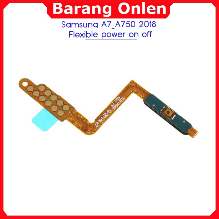 Jual Samsung A7 2018 A750 flexible switch tombol power on off sensor sidik jari fingerprint ...