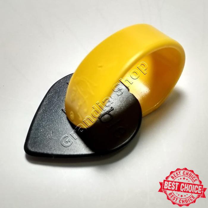 Jual HOT Fred Kelly Bumblebee Large Heavy 1.04 mm Delrin Thumb Pick ...