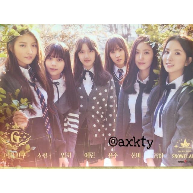 Jual GFriend Official Poster (Snowflake & Laughing Out Loud) | Shopee ...