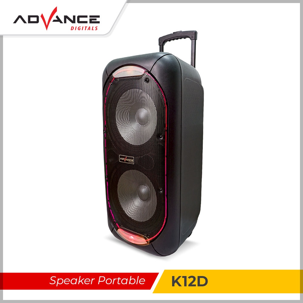 Jual Speaker Portable Bluetooth Advance K12D | Garansi Resmi Advance 1 Tahun | Shopee Indonesia