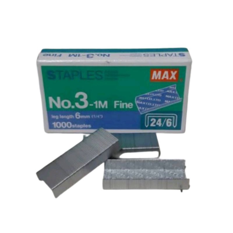 Jual ISI STAPLES MAX NO. 3 ORIGINAL | Shopee Indonesia