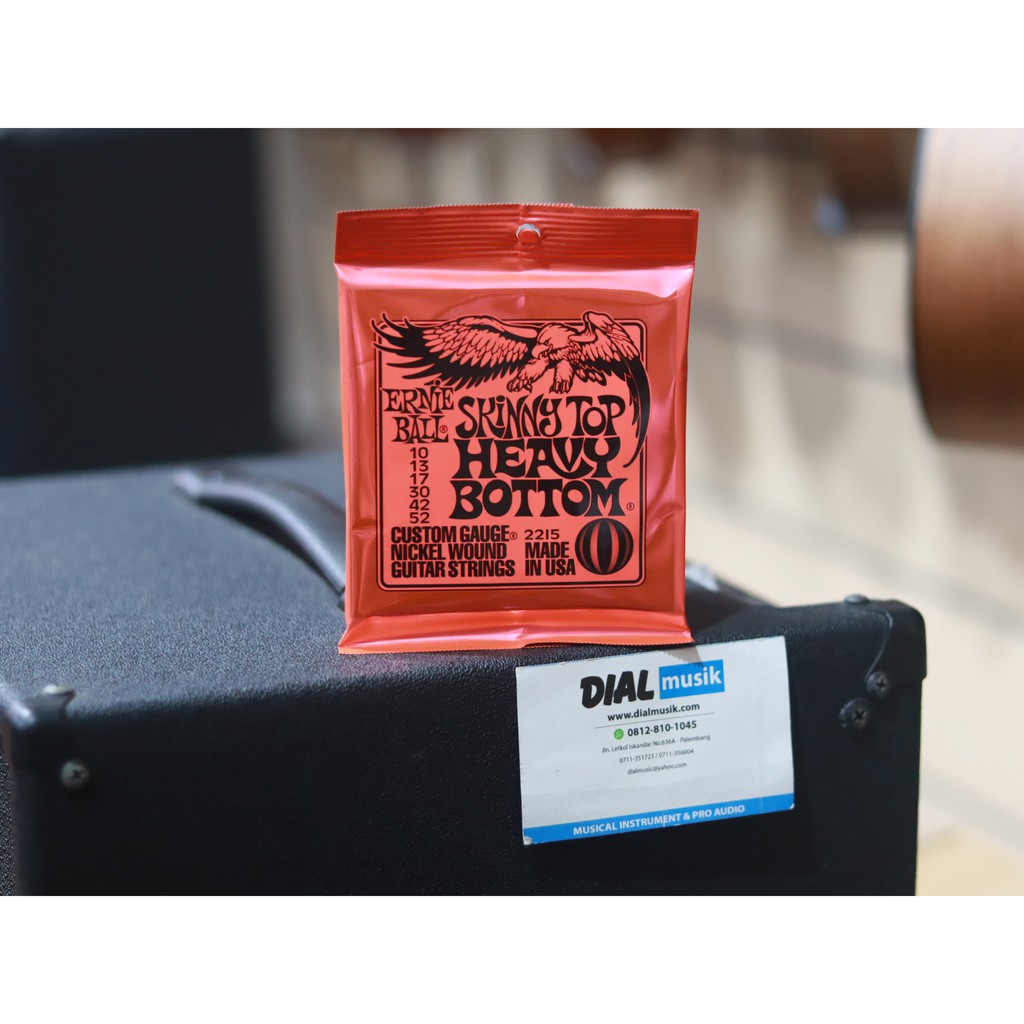 Jual Ernie Ball 2215 Slinky Top Heavy Bottom - Senar Gitar Elektrik 010 ...