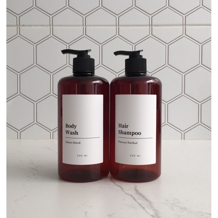 Jual Botol refill aesthetic / botol sabun refill / botol minimalis ...
