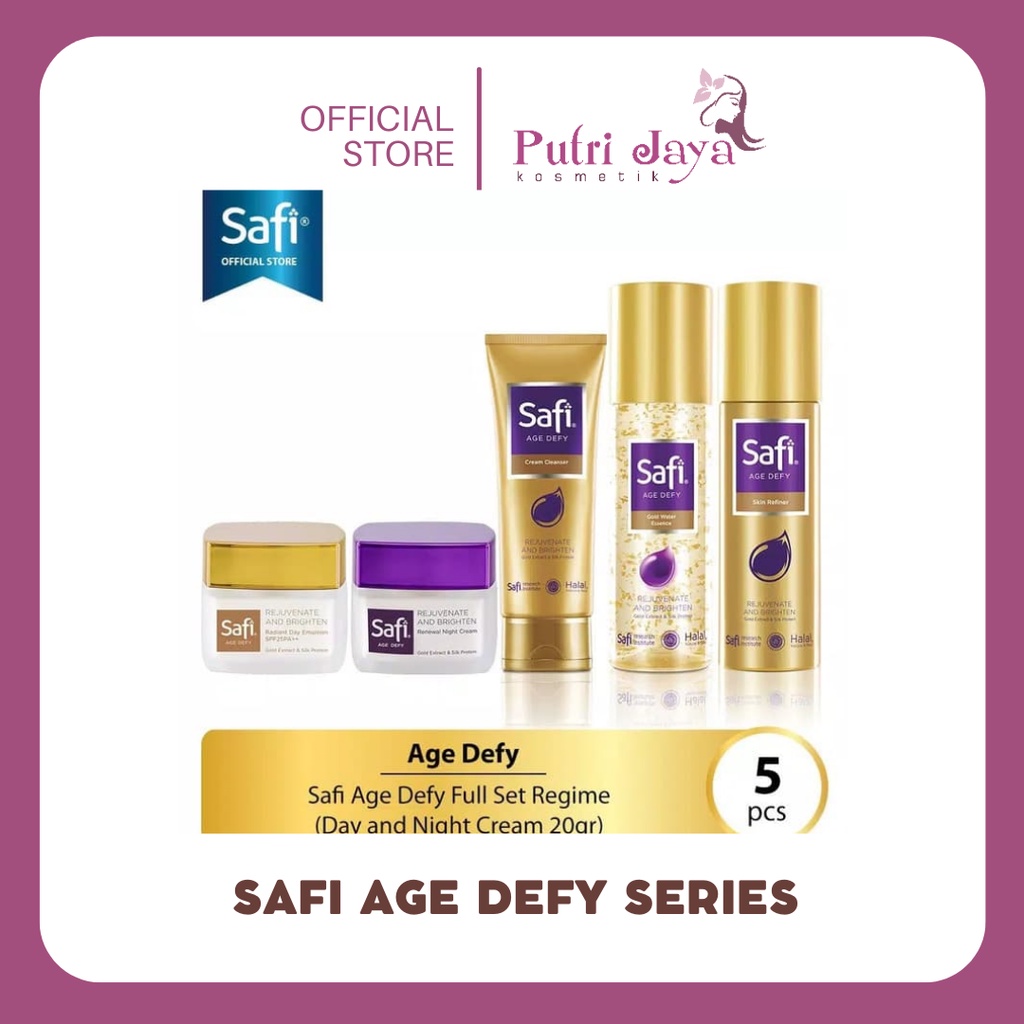 Jual SAFI - AGE DEFY - Paket Hemat(basic skincare). | Shopee Indonesia