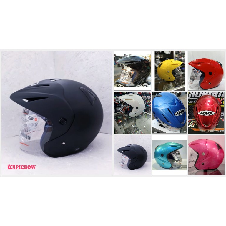 Jual [ ORIGINAL ] HELM INK CX22 9 PILIHAN WARNA HALF FACE / INK CX 22 ...