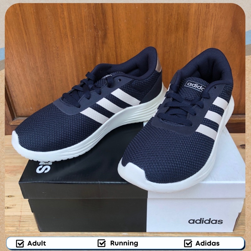 Jual Adidas Lite Racer Blue Cream (EG3288) | Shopee Indonesia