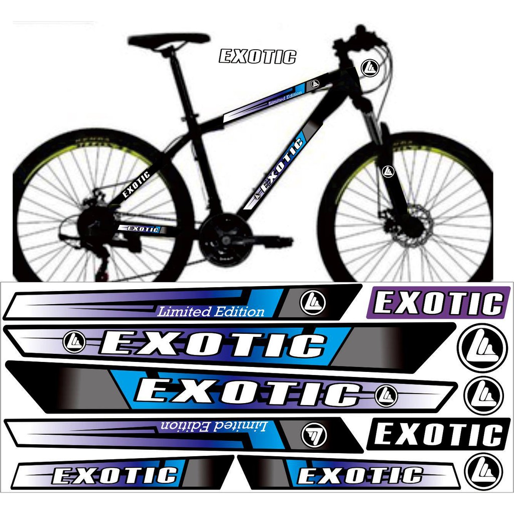 Jual STRIPING SET STICKER SEPEDA EXOTIC | Shopee Indonesia