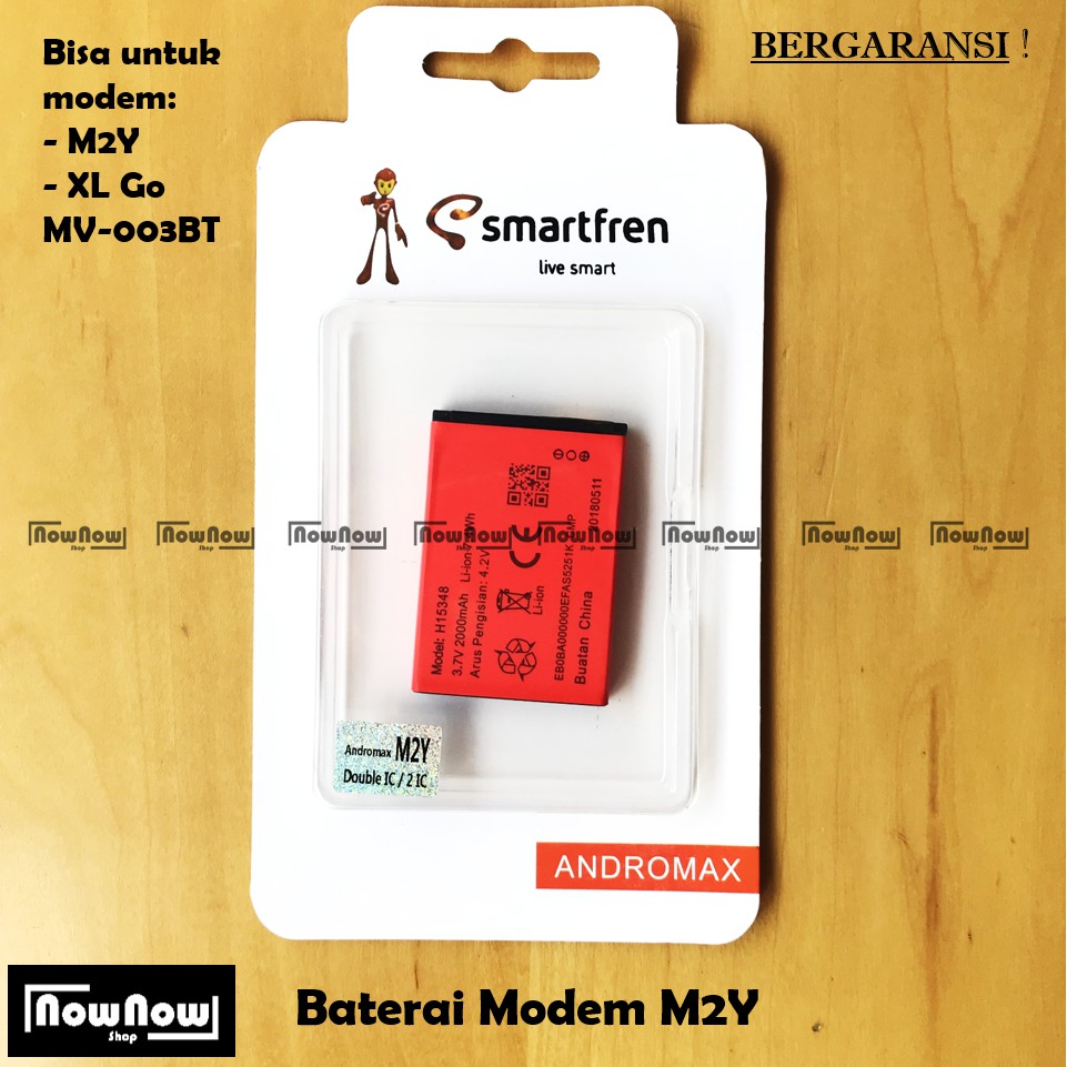 Jual Baterai Modem Smartfren Andromax MIFI M2Y - XL Go Movimax MV-003BT ...