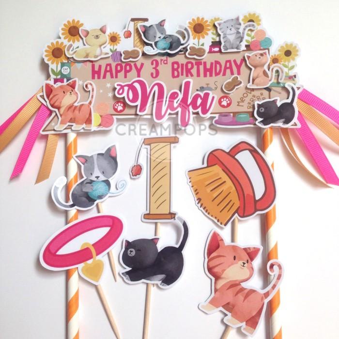 Jual Pre Order Custom 3D Cake Topper Paper | Shopee Indonesia