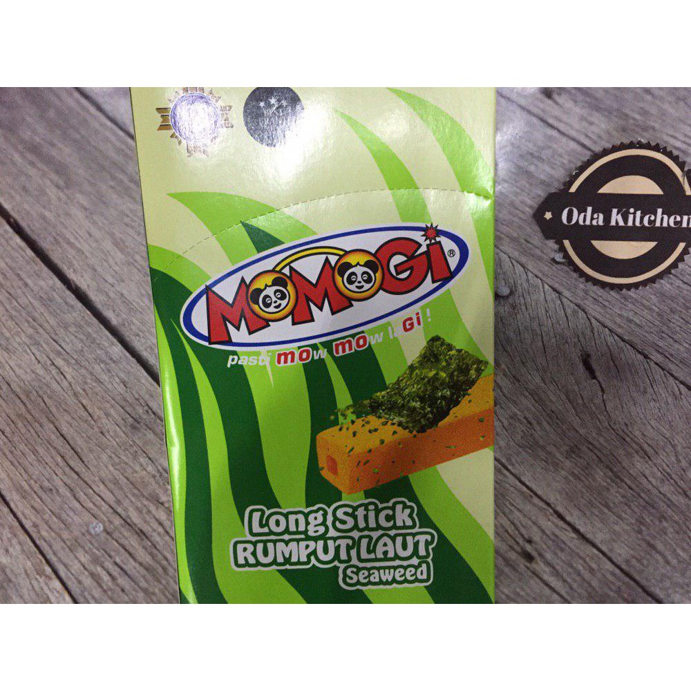Jual MOMOGI SNACK LONG STICK RUMPUT LAUT PACK 10X12gr | Shopee Indonesia