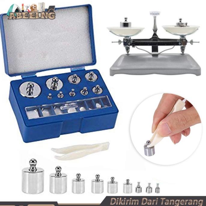 Jual Anak Timbangan Mg Gram Farmasi 10mg-100g Bandul Timbangan 1 Set ...