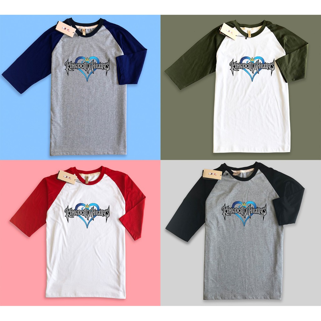 Jual Baju kaos raglan premium desain Kingdom heart games | Shopee Indonesia Jual Baju kaos raglan premium desain Kingdom heart games | Shopee Indonesia