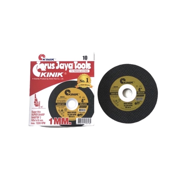 Jual Kinik Super Thin Cutting Wheel 4x1mm Batu Potong Besi / Stainless ...