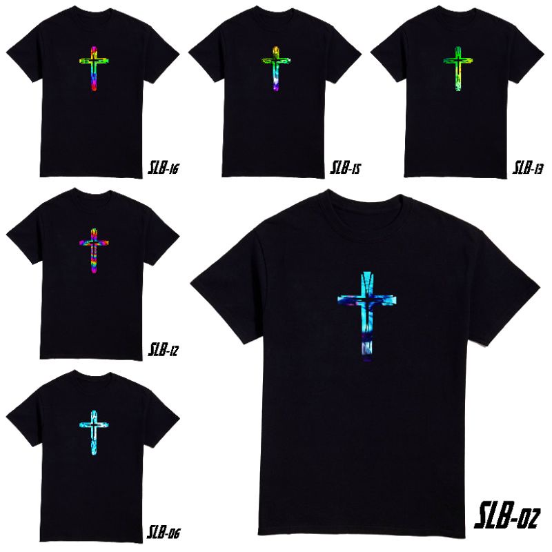 Jual BANYAK PILIHAN 16 BISA COD GROSIR & ECER / Kaos Lambang Salib ...
