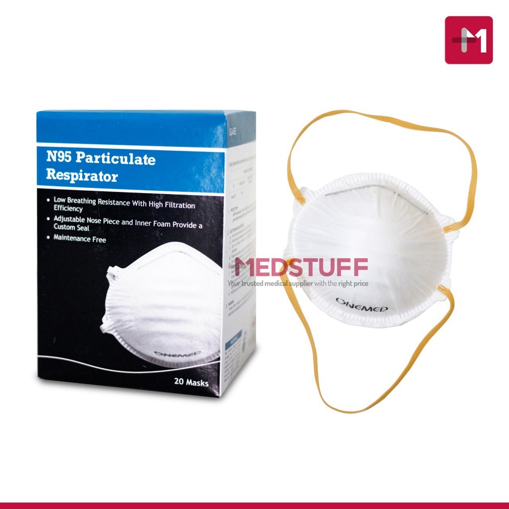 Jual Masker N95 Particulate Respirator Onemed Masker Debu Asap | Shopee ...