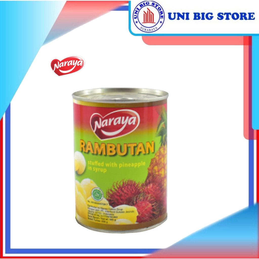 Jual Naraya Rambutan Stuffed With Pineapple in Syrup 565 gr Rambutan ...