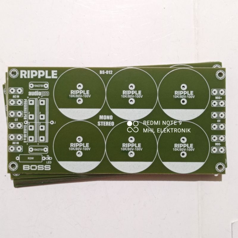 Jual PCB PSU 6 Elco Produk RIPPLE BOSS | Shopee Indonesia