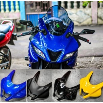 Jual Cover Kedok Topeng Headlamp Sipit R6 Carbon Kevlar Yamaha R15 V3 ...
