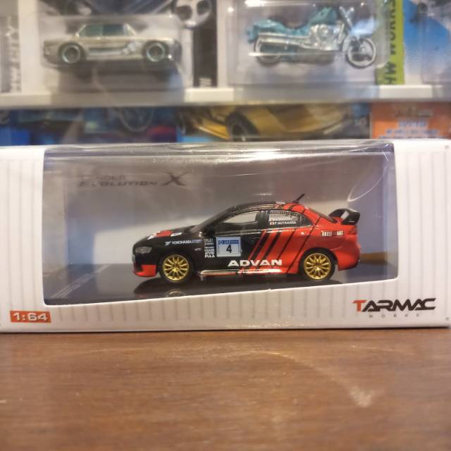 Jual TARMAC WORKS MITSUBISHI LANCER EVOLUTION X ADVAN | Shopee Indonesia