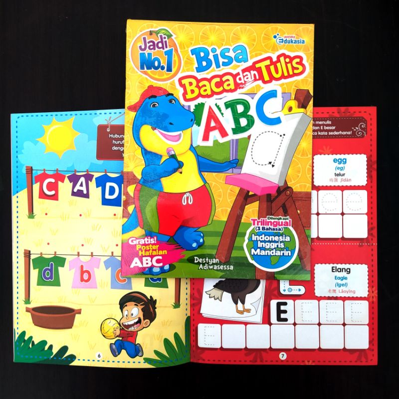 Jual Belajar Membaca Menulis ABC (3 Bahasa) | Shopee Indonesia