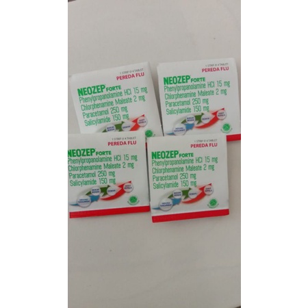 Jual Neozep forte 1 strip isi 4 tablet | Shopee Indonesia