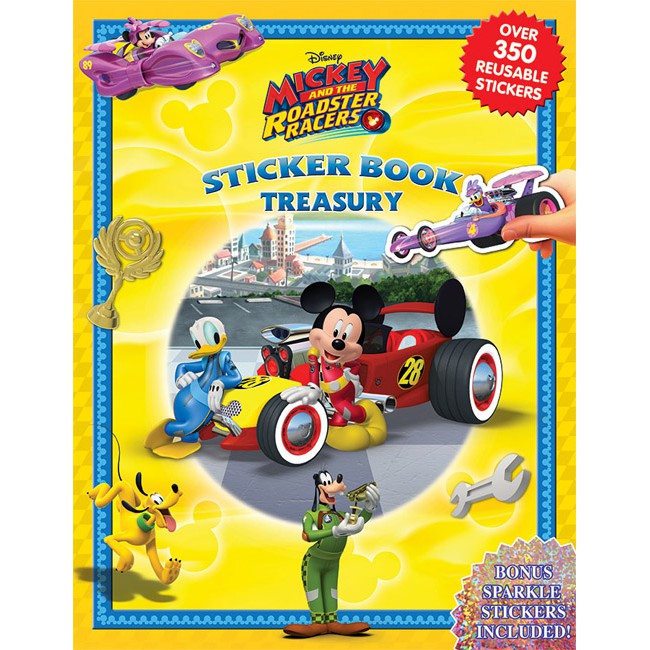 Jual BUKU Sticker Book Treasury Disney Mickey and The Roadster Racers ...