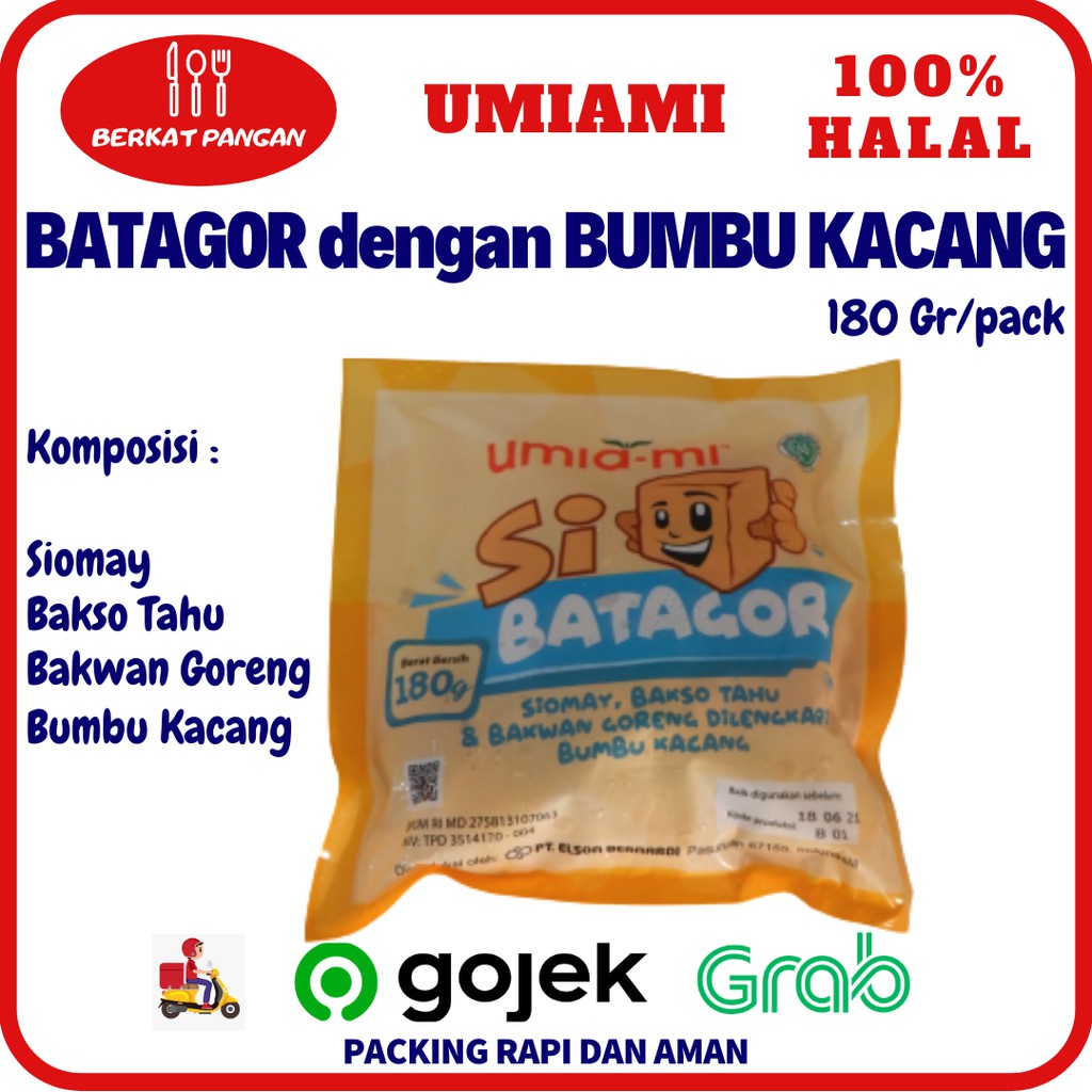 Jual Umiami Batagor Dengan Bumbu Kacang (180 Gr) | Shopee Indonesia