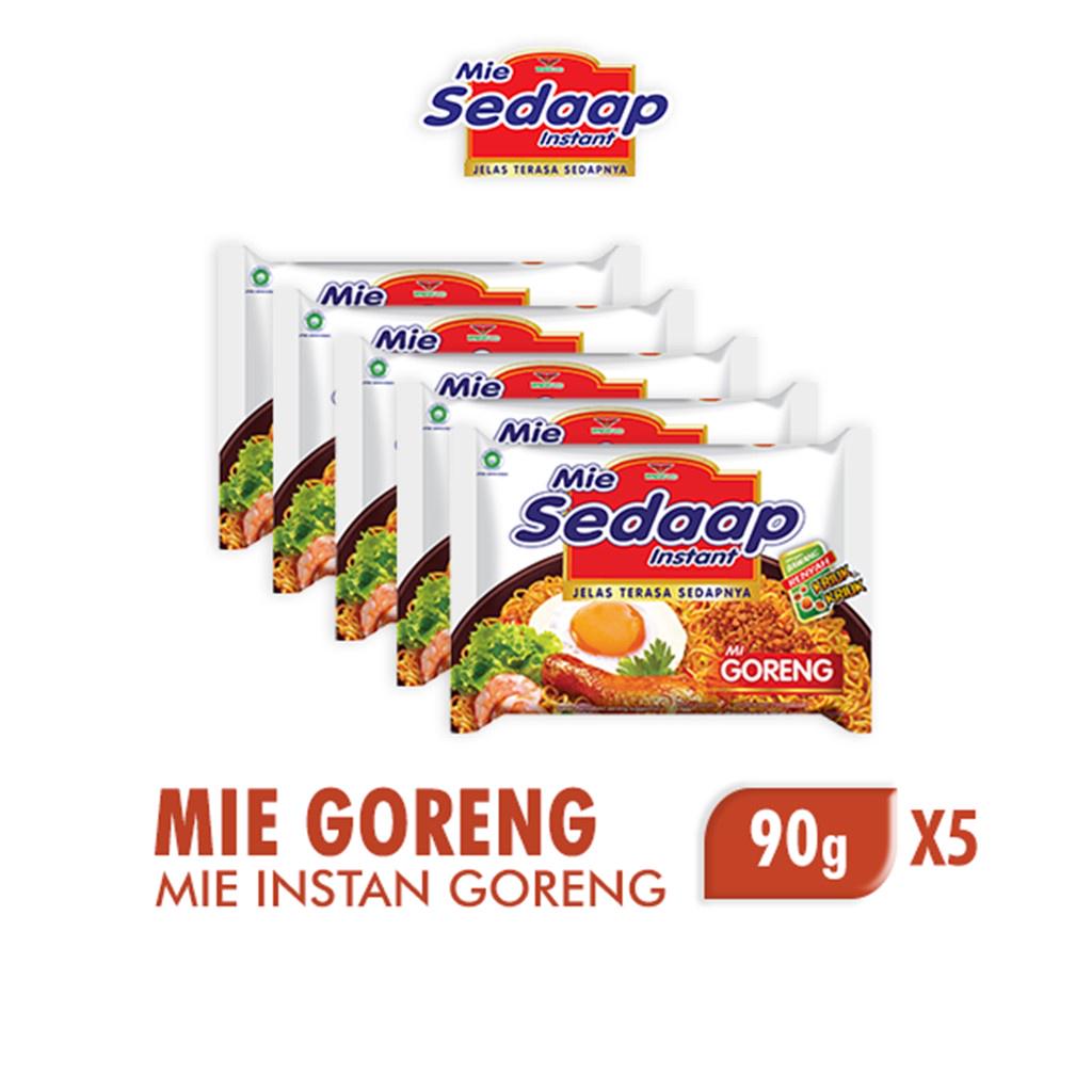 Jual Mie Sedaap Mie Instan Goreng 5 x 90 gr | Shopee Indonesia