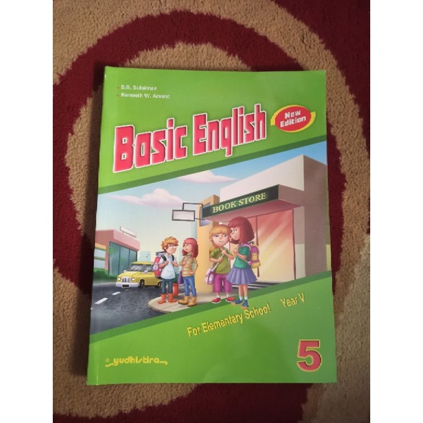 Jual BUKU BASIC ENGLISH KELAS 5 SD YUDHISTIRA KURIKULUM 2013 NEW ...