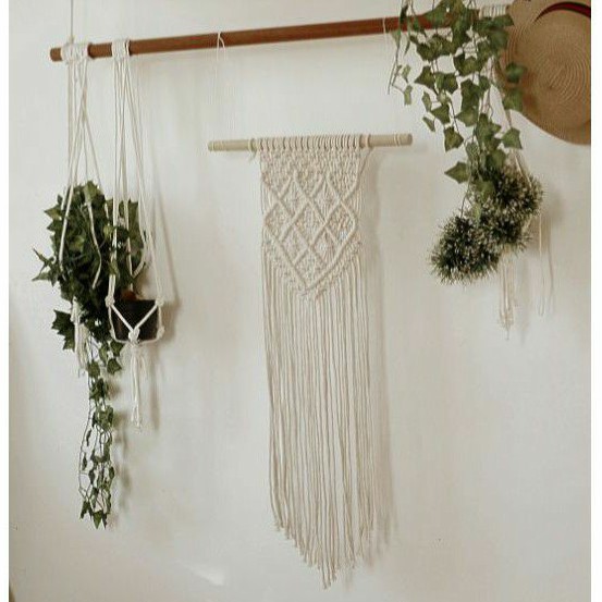 Jual hiasan macrame / wall hanging macrame | Shopee Indonesia