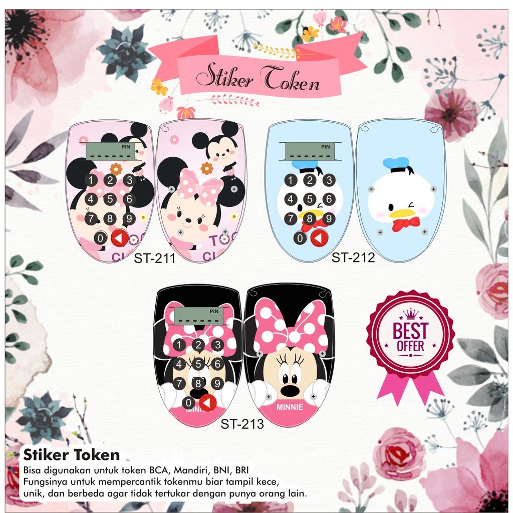 Jual Stiker Token BCA, Mandiri, BRI, BNI / Garskin | Shopee Indonesia