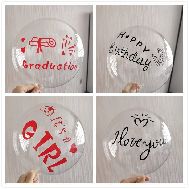 Jual stiker custom balon pvc/stiker transparan/stiker nama/stiker ...