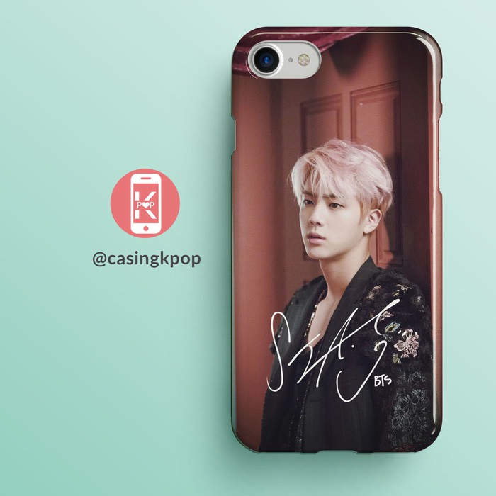 Jual Casing Handphone KPOP BTS JIN SIGNATURE | Shopee Indonesia