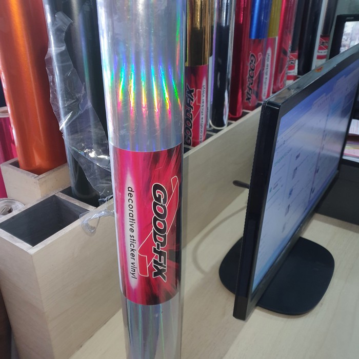 Jual Sticker Laser Chrom GoodFix 50cm ( meteran ) | Shopee Indonesia