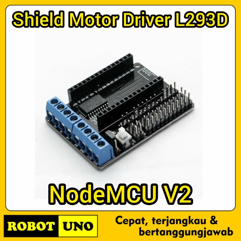 Jual Driver Motor Shield L293D Board ESP8266 ESP-12S NodeMCU | Shopee ...