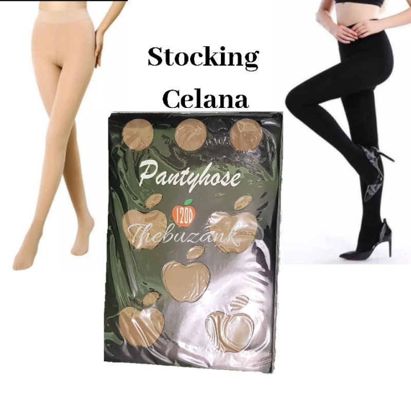 Jual Stoking Celana / Stocking Pantyhose Apple 120D Original | Shopee ...