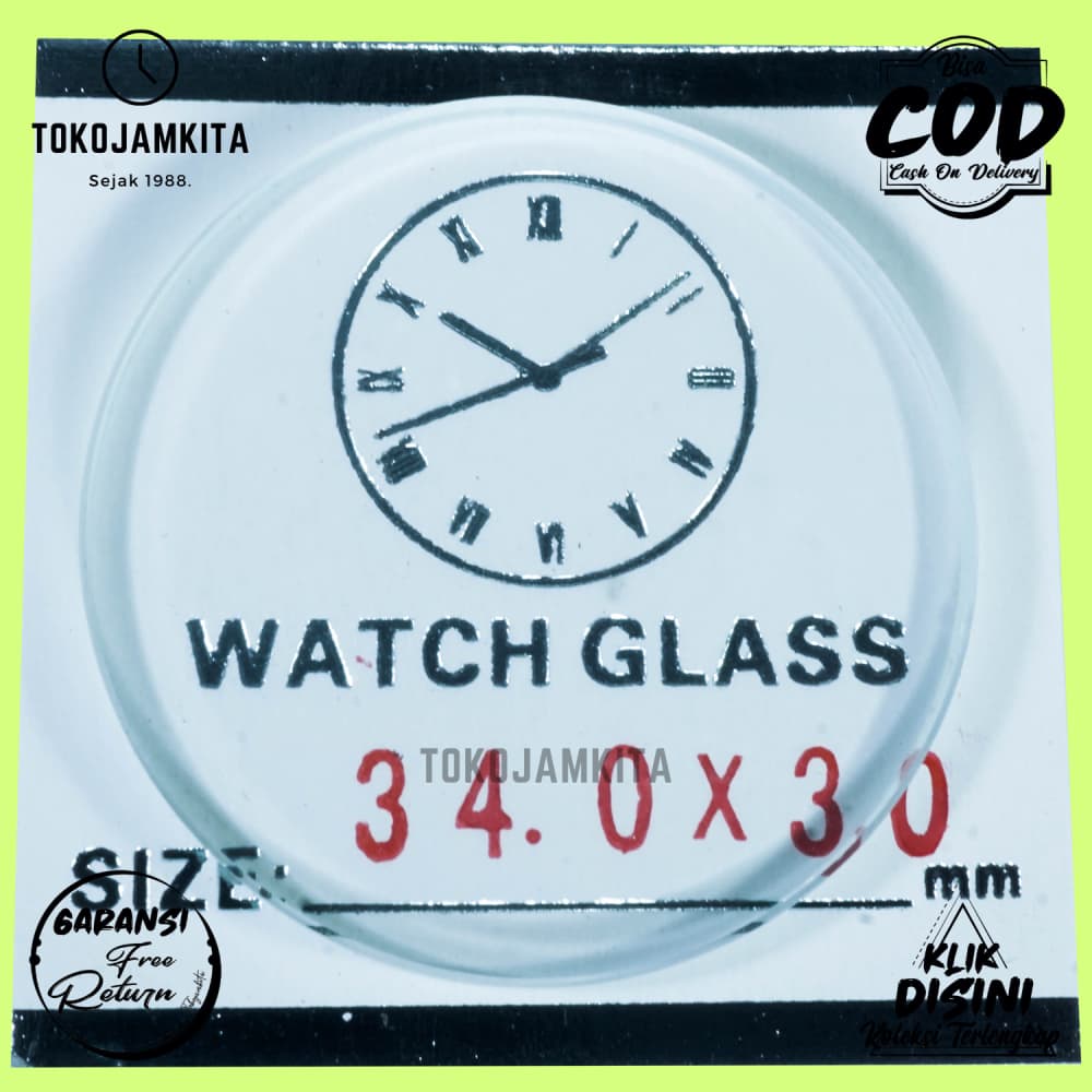 Jual Kaca Jam Kaca Bahan Watch Glass PNC-390 Murah 3,9 cm | Shopee ...