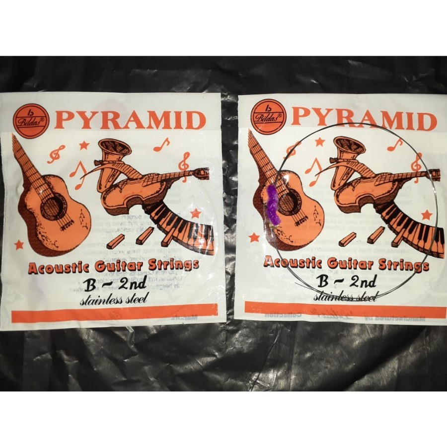 Jual senar gitar akustik pyramid no 2 1 pack isi 12 pcs | Shopee Indonesia
