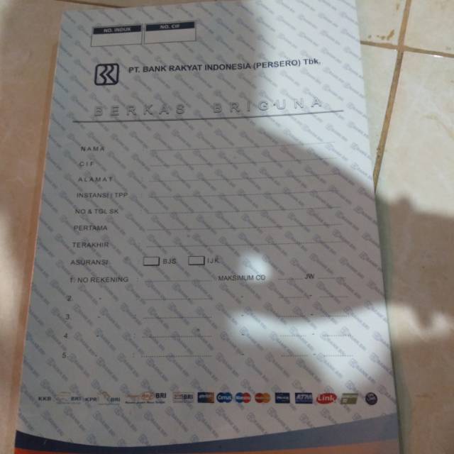 Jual Cetak Map Berkas Briguna Untuk Bank Bri | Shopee Indonesia