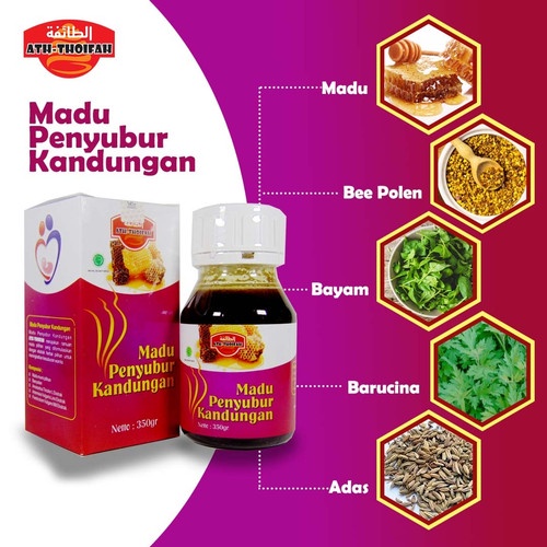 Jual Madu Penyubur Kandungan ATH THOIFAH 350GR I MADU SUBUR KANDUNGAN I PROMIL IBU I DZURIAT ...