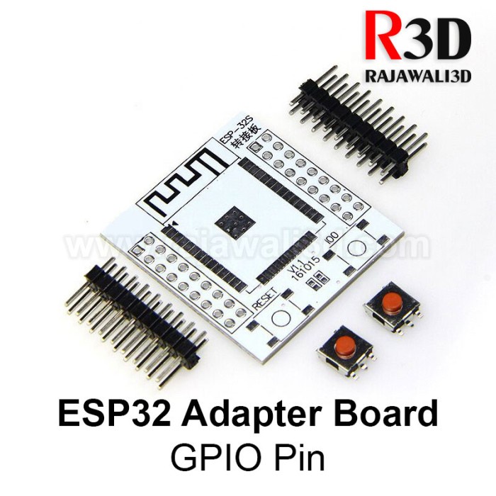 Jual ESP32 ESP32s Adapter Board Breakout PCB Expansion GPIO Pin for ESP ...