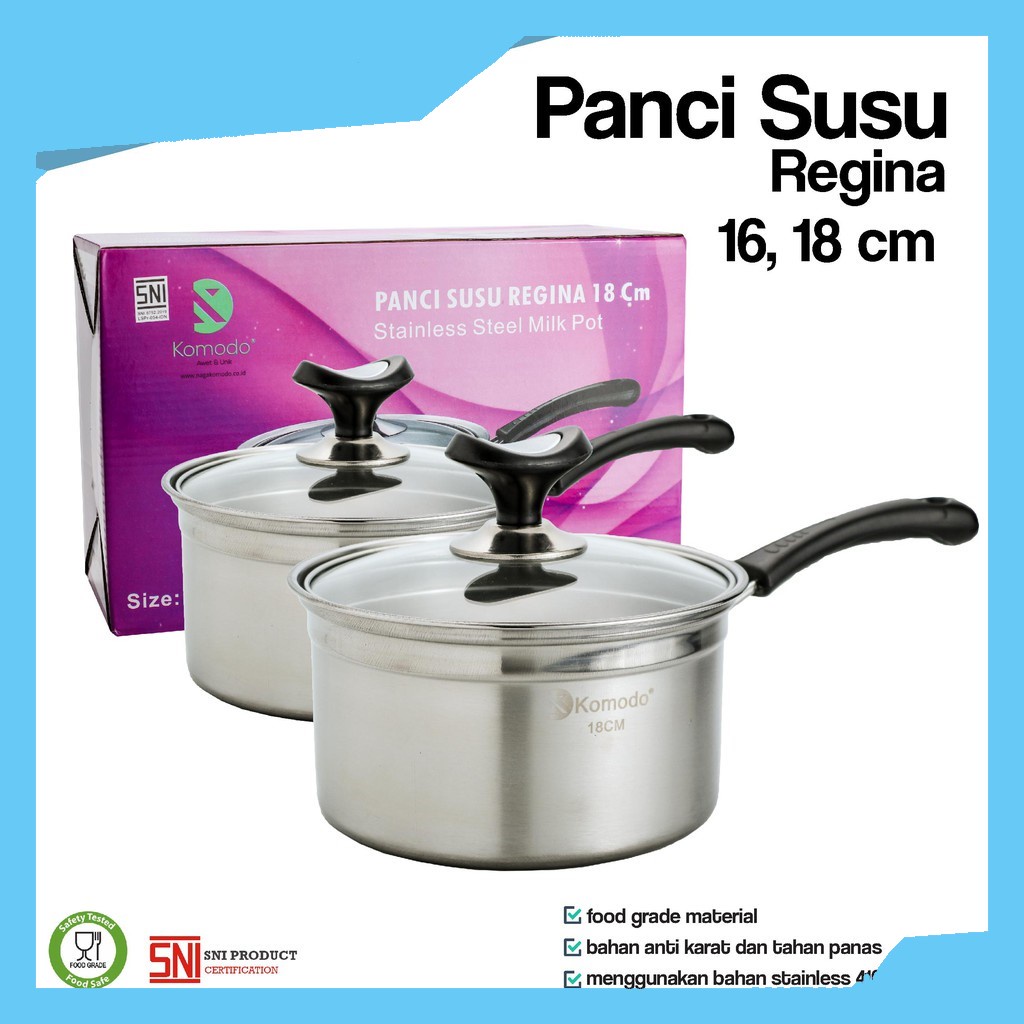 Jual Komodo Panci Susu Stainless / Panci Masak / Panci Rebus Indomie ...