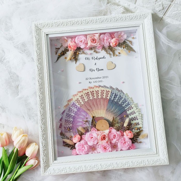 Jual Mahar pernikahan unik uang kertas, Free packing kayu | Shopee ...