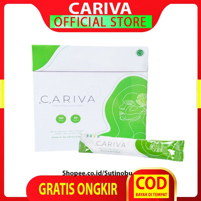 Jual MINUMAN KOLAGEN BPOM TANPA PERASA PEMANIS CARIVA COLLAGEN | Shopee ...