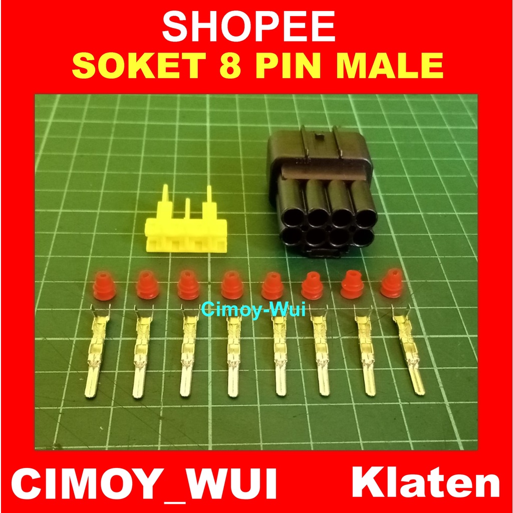 Jual SOKET 8 PIN MALE | Shopee Indonesia