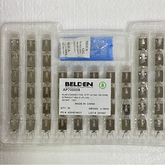 Jual Belden Konektor RJ45 STP Cat 6a (10giga) isi 50pcs | Shopee Indonesia