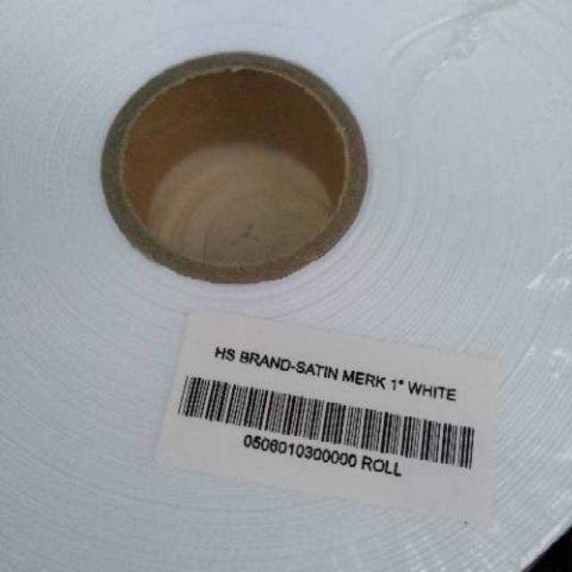 Jual Pita label satin, 2,5cm (1 rol/100 yard) | Shopee Indonesia
