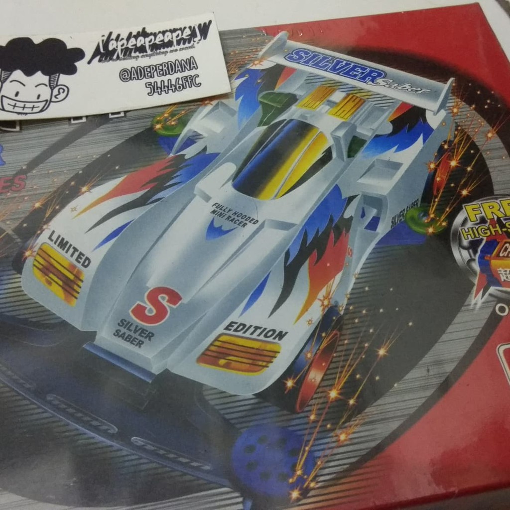 Jual Tamiya Let's & Go Silver Saber Merk Image Mini 4 WD Mini4WD Murah ...