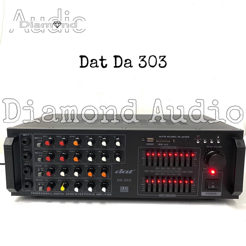 Jual Power Amplifier Dat Da303 Professional Digital Original Ampli Da ...