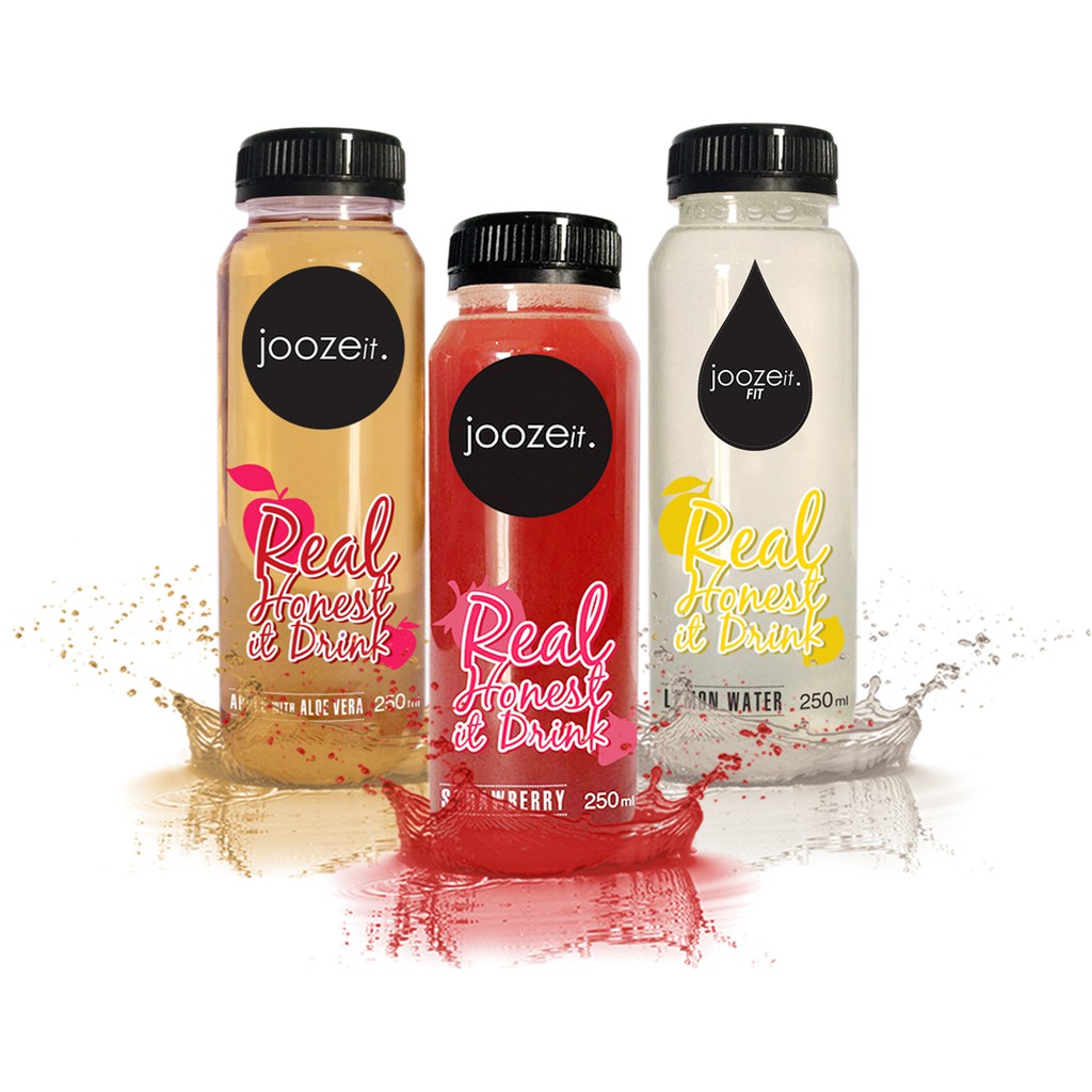 Jual Joozeit - RTD Juice (Apple with Aloe Vera, Strawberry, Lemon Water ...